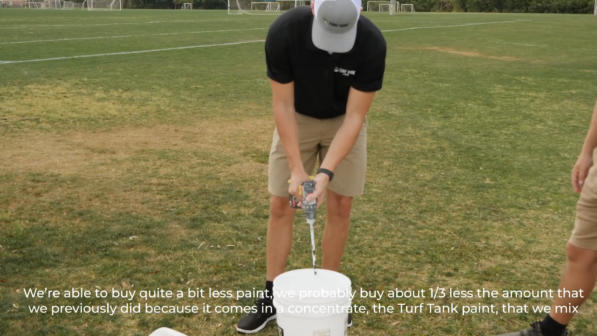 Line marking solutions for Parks & Recreation - Turf Tank