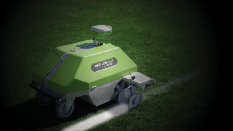 Line marking on artificial turf - Turf Tank