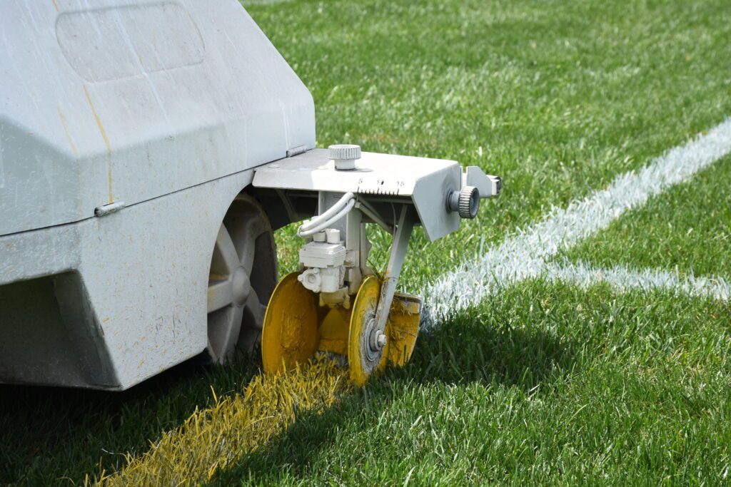 Sports line marking at Lincoln Community High School | Read more