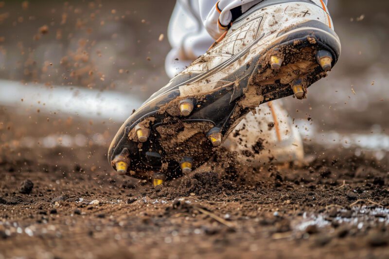 Sports Line Marking on Infield Dirt & Gravel